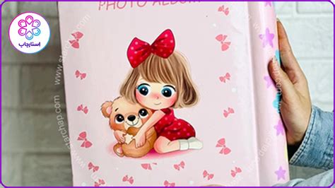 آلبوم عکس چسبی فریم دار پاکتی کودک دخترانه پسرانه آلبوم عکس چسبی دخترانه پسرانه