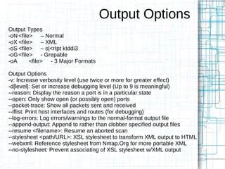 Scanning With Nmap ODP Computer Networking Computing