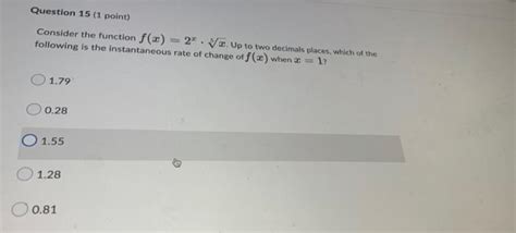 Solved How Do I Find The Iroc For This Problem Which Answer