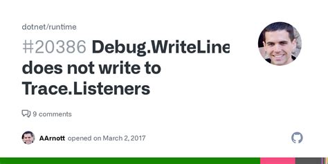 Debugwriteline Does Not Write To Tracelisteners · Issue 20386