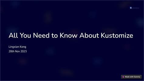 All You Need To Know About Kustomize Pdf Cloud Computing Internet