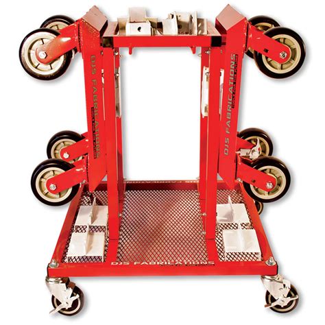 Mobile Vehicle Dolly Station With 2 Dollies Car Wheel Dollies