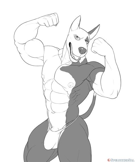 Rule 34 Bull Terrier Male Only Nude Solo Spelunker Sal 3601117