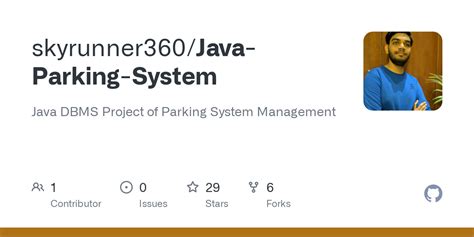 Github Skyrunner360java Parking System Java Dbms Project Of Parking