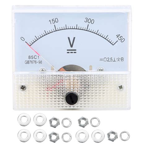 Pointer Dc Voltmeter 0450v Voltage Meter Gauge Circuit Measuring Instrument ±2 5 Accuracy