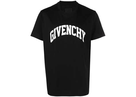 Camiseta Givenchy College Logo Negro Hombre Mx