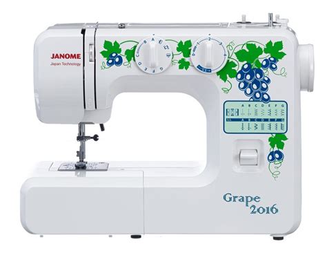 Электромеханическая швейная машина Janome Grape 2016 — Швейные машины ...