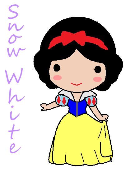1000 Images About Disneyl Chibi Snowwhite On Pinterest Disney Snow