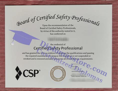 How Long It Takes To Get A Certified Safety Professional Certificate