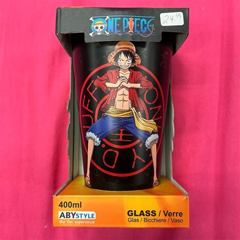 One Piece 14oz Luffy Glass The Geek Shack