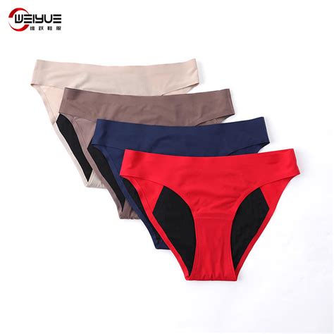 Women Period Panties Cheap Anti Microbial Waterproof Underwear For Periods Seamless Reusable