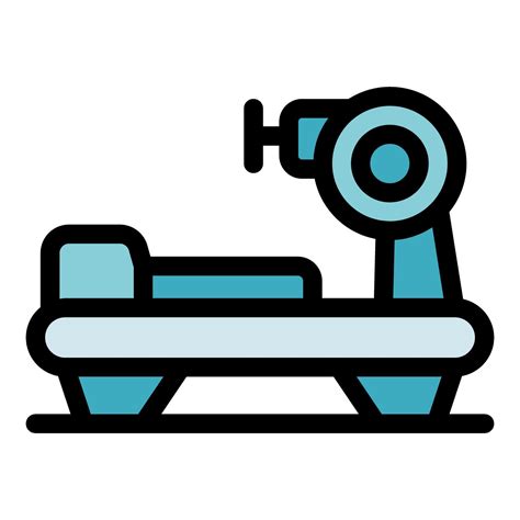 Modern Physiotherapy Table With Integrated Scanner Analyzing Patients Posture 52741656 Vector