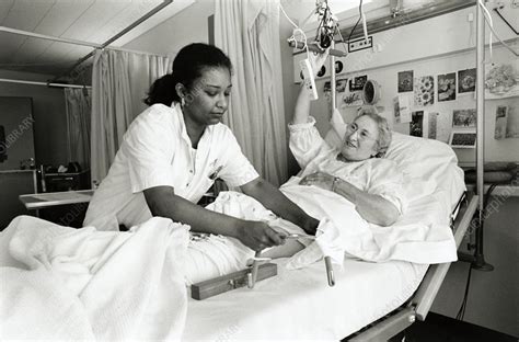 Hospital Nurse And Patient Stock Image M5400389 Science Photo