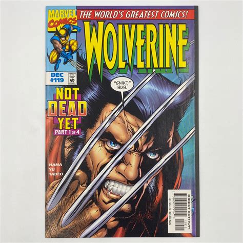 Wolverine 119 122 “not Dead Yet” 1997 Marvel Mom And Pop Culture
