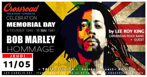 Hommage à Bob Marley Avec Lee Roy King Au Crossroad Hédonia Radio