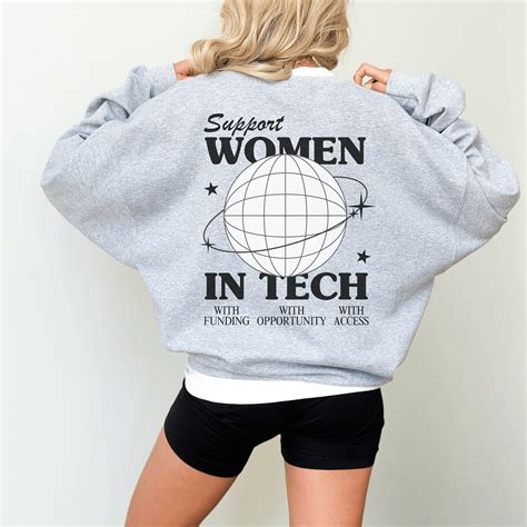 Women In Tech Shirt Baddies In Stem Sweatshirt Woman Scientist T Girls Who Code T