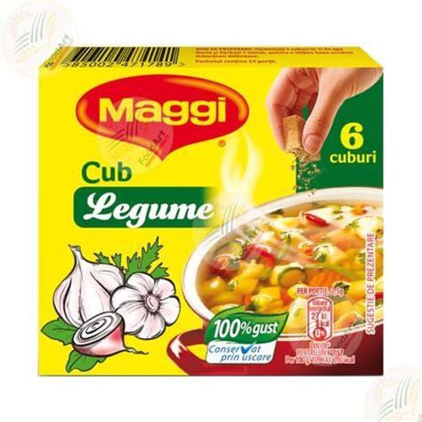 Maggi Cub Legume 6 Cuburi Vegetable Stock Cube 60g Tigris Online Shop