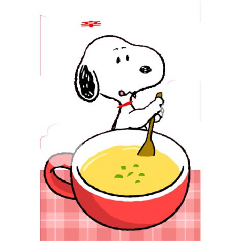 【中文】snoopy 冬季應景全螢幕貼圖 Snoopy Cold  Snoopy Eating Soup Snoopy And