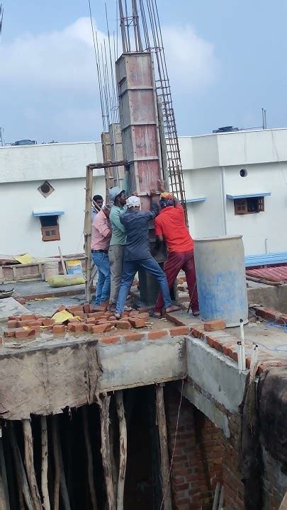 Lifting Frames 🎞️ Up 💪 By Labour In Site 🏗️ Youtubeshorts Construction Civilengineering Youtube