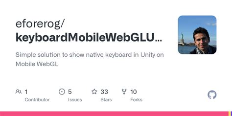 Github Eforerogkeyboardmobilewebglunity Simple Solution To Show Native Keyboard In Unity On