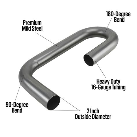 Combo Exhaust Pipe Mandrel Bend Tubing And U Bend 2 Inch