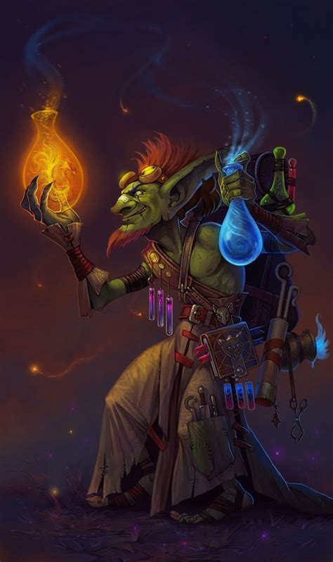 Goblin Alchemist Helen Blizzard On Artstation At