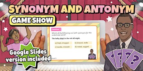 Synonym And Antonym Gameshow ∣ Years 3 6 Language And Vocab