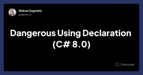 Understanding The Risks Of Using Declaration In C 80