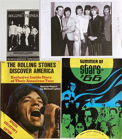 Lot 591 Rolling Stones Programme 1966 Us Tour Inc