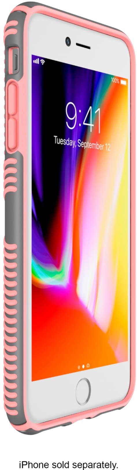 Best Buy Speck Presidio Grip Case For Apple® Iphone® 8 Plus Gunmetal
