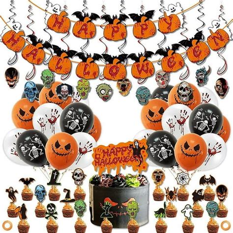 Liangnv Conjunto De Decoraciones Para Fiestas De Halloween