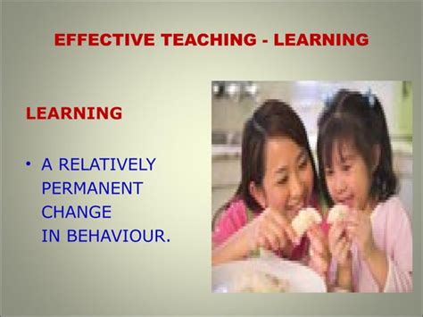 Effective Teaching Learning Ppt Education Industry Industries