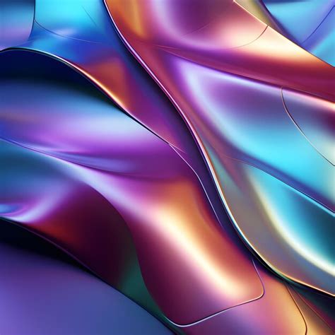 Premium Ai Image Iridescent Surface Texture