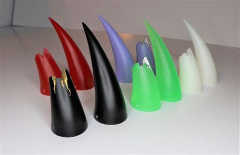 Broken Large Oni Ogre Demon Horns Etsy