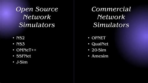 Cns Network Simulators Other Than Ns1pptpptx