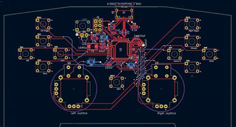 Pcb Layout Review Request Custom Gaming Controller Using Atmega32u4 Rprintedcircuitboard