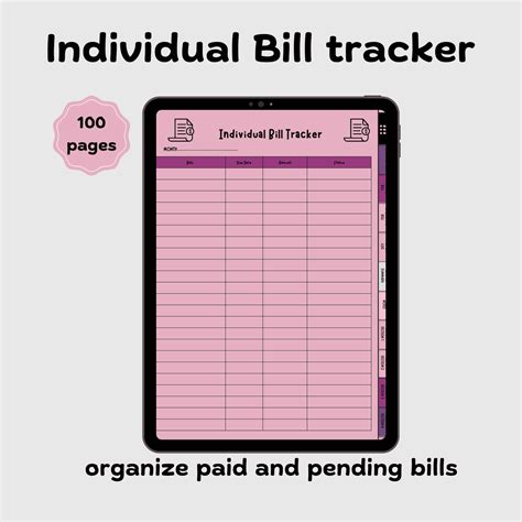 Remarkable Pro Bill Tracker Remarkable Pro Tracker Saving Tracker Financieel Planner Temzli