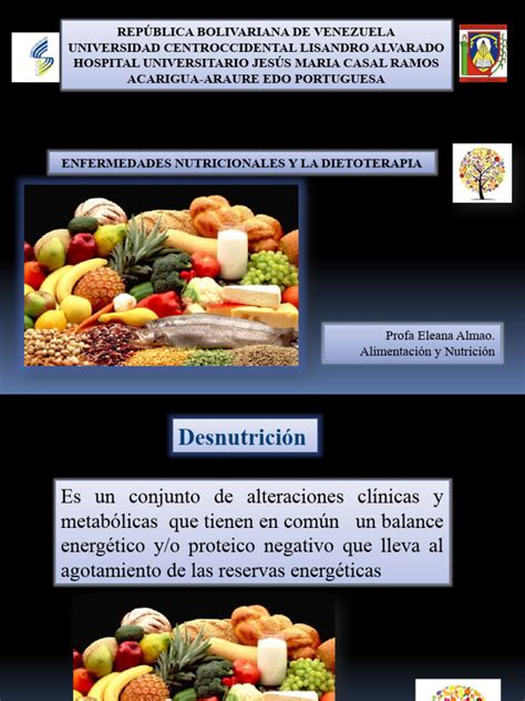 Presentación1 Enfermedades Nutricionales Pdf