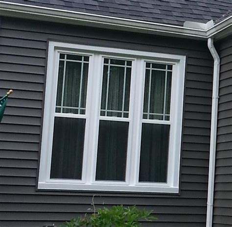 New Siding And Double Hung Windows With Prairie Grids
