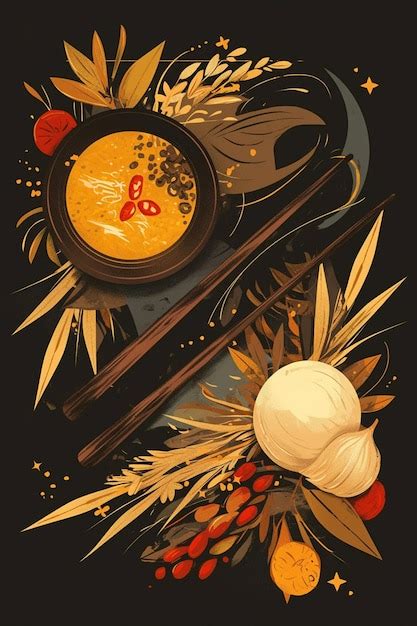 Premium Vector Assamese Khar And Alkaline Curry