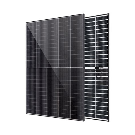 G12 80cells 390 410w Bifacial Black Frame Pv Module Nbs Energy Group Co Ltd