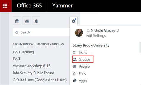 Yammer Getting Started Checklist Division Of Information Technology