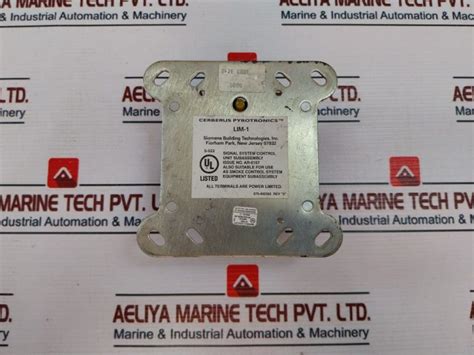 Siemens Lim 1 Short Circuit Line Isolator Module Aeliya Marine