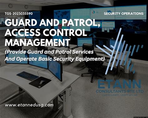 Wsq Security Courses In Singapore Skillsfuture Eligible Etann