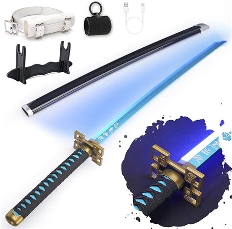 Rengeng Light Up Muichiro Sword 40 Inches Rechargeable Plastic Anime