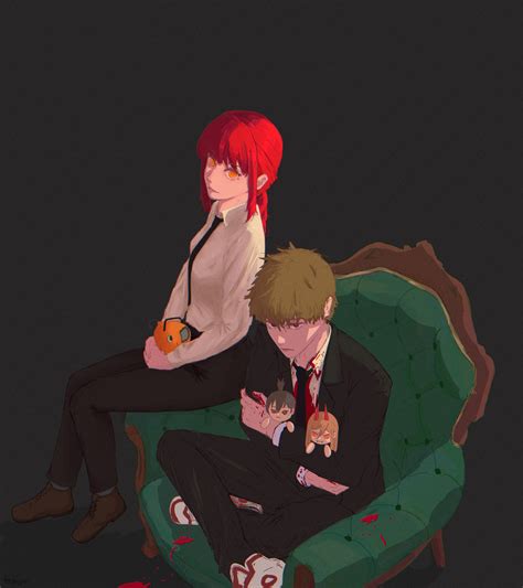 Artstation Denji Makima Chainsaw Man