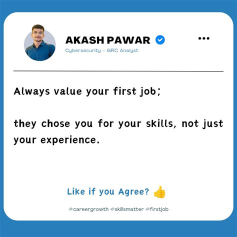 akash pawar on linkedin fresher willingness growth firstjob