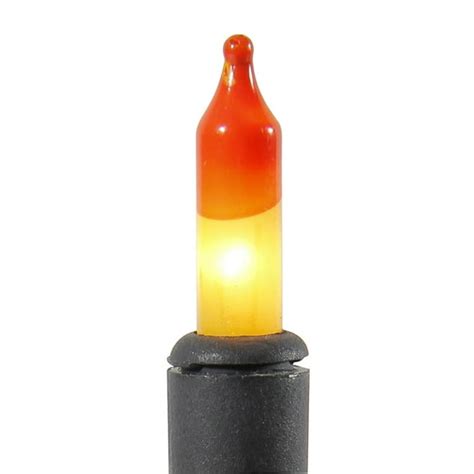 Holiday Living 50 Count Indooroutdoor Constant Candy Corn Plug In Mini Halloween String Lights