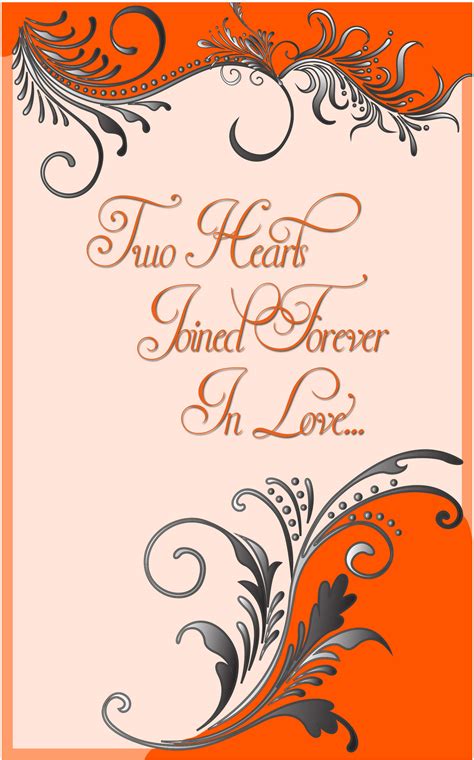 Wedding Program Cover Template 8b