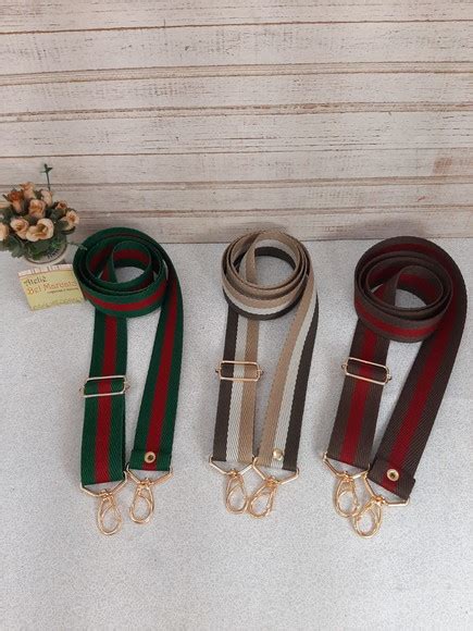 Alça Transversal Para Bolsa Verdevermelho Completa 125x3 Cm